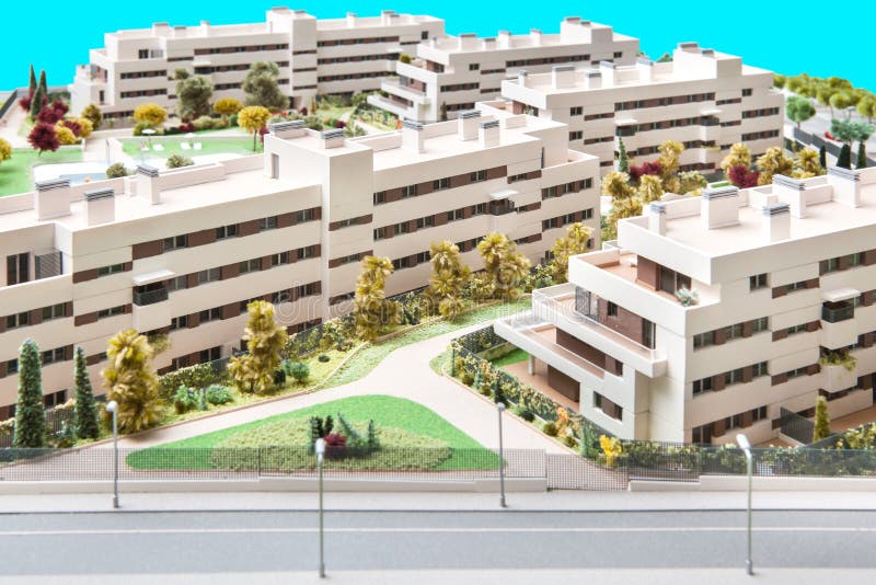 Architectural model stock photo. Image of draft, architecture - 269458616