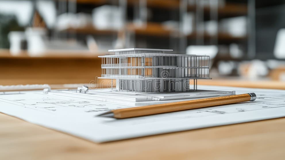 Architectural Model Preparation in a Clean Workspace with Drafting ...