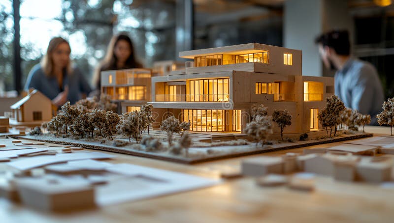 Architectural Model Showcase with Natural Light and Design Discussion ...