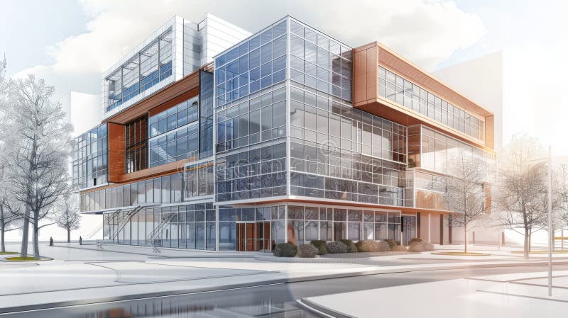 Architectural Modeling Tools for 3D Design Stock Illustration ...