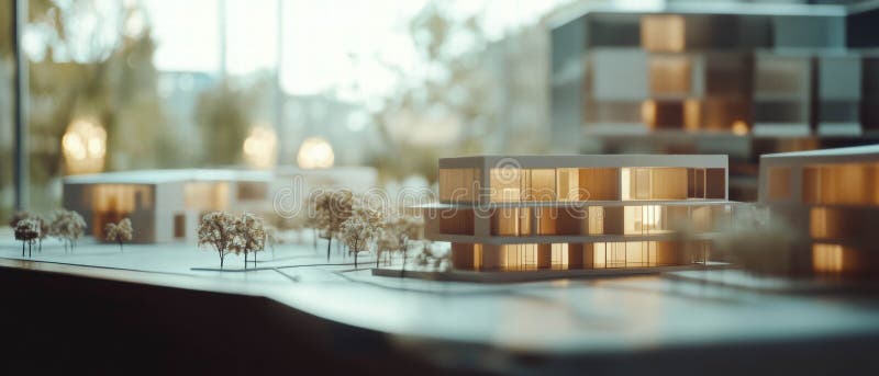 Architectural Models on Display Showcasing Modern Design and Intricate ...