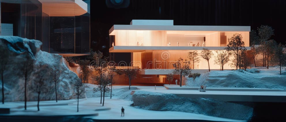 Architectural Models Showcase Innovative Design with Abstract Forms and ...