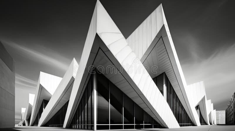 Architectural Modern Abstraction with Emphasizing Unique Shapes and ...