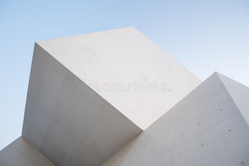 The Architectural of Modern Art Museums Stock Image - Image of ...