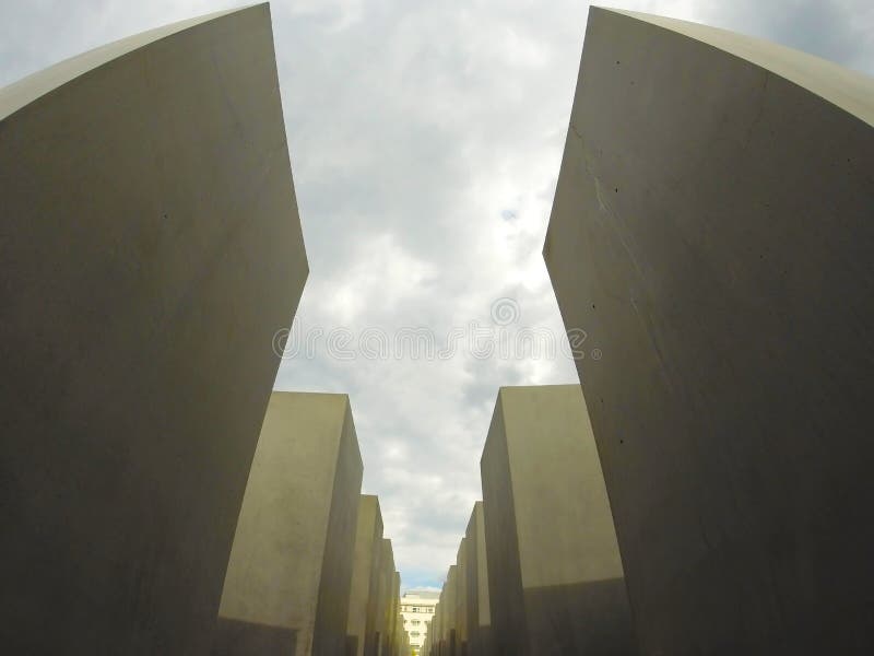 Architectural Monument of Large Concrete Blocks Placed One Next To the ...