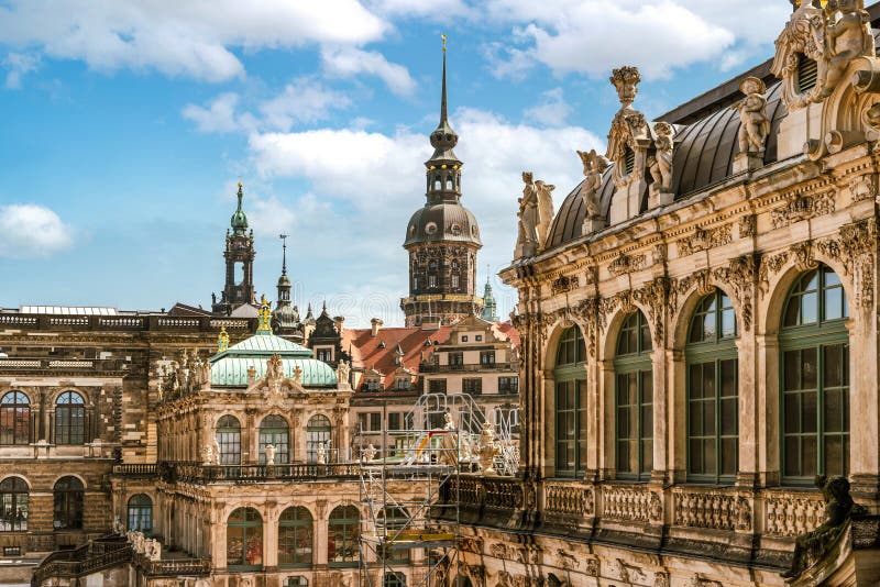 Architectural Monuments of Dresden. Stock Photo - Image of culture ...