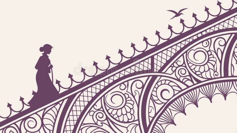 Architectural Ornamental Pattern with Detailed Elements and Curves ...