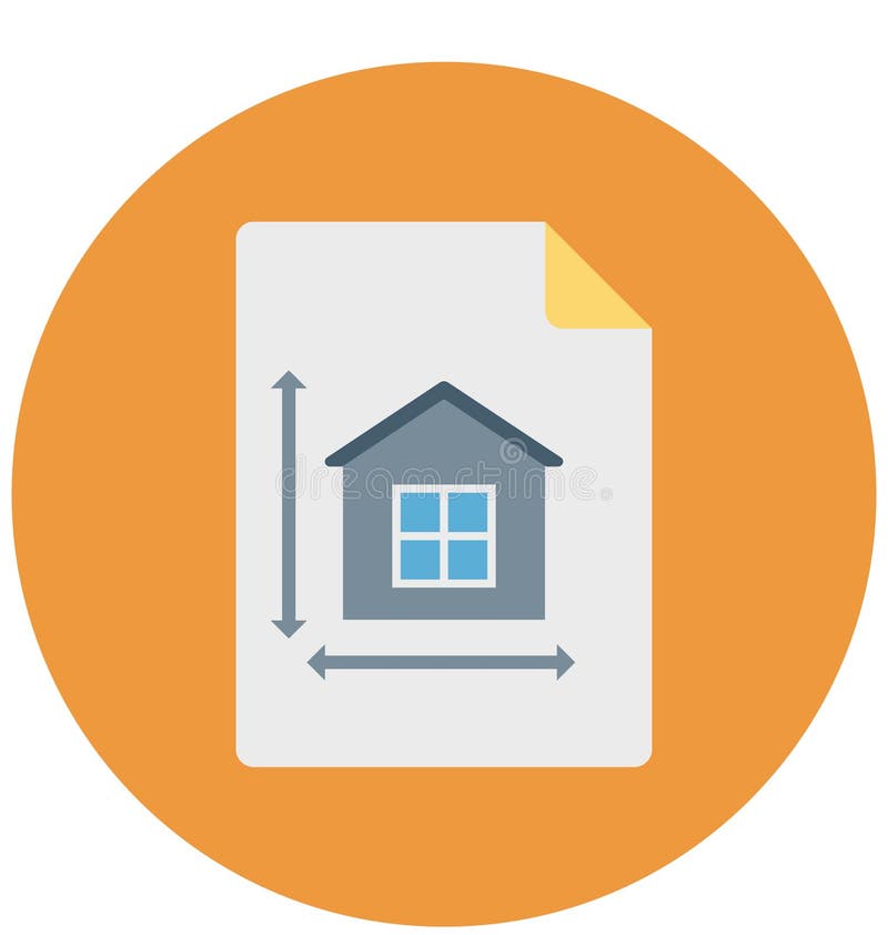 Architectural Paper Isolated Vector Icon for Construction Stock ...