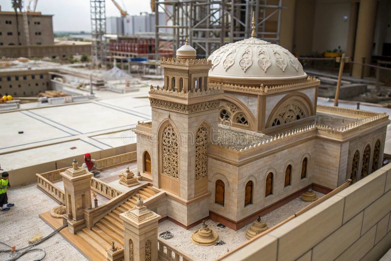 Architectural Part of a Building Project Stock Illustration ...