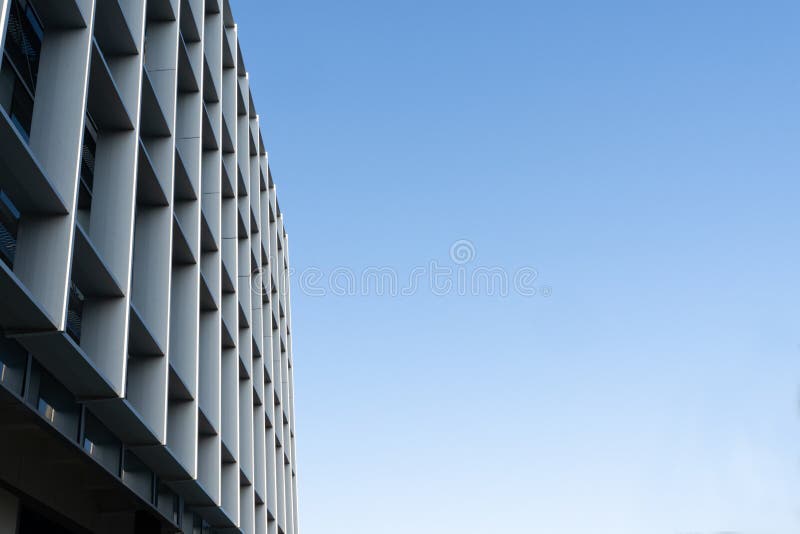 Architectural Pattern Against Blue Sky Stock Photo - Image of ...