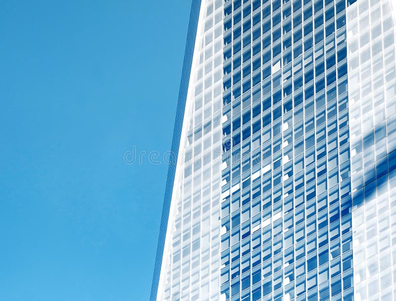 Architectural Pattern with Glass Stock Photo - Image of blue, modern ...