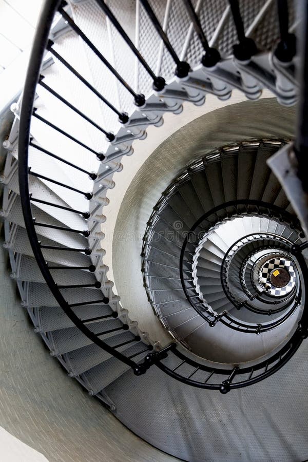 Architectural Pattern of a Spiral Staircase Stock Photo - Image of ...