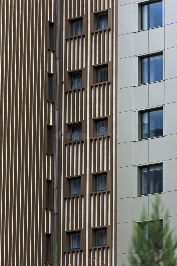 Architectural Pattern from the Windows of a Multi-storey Building Stock ...