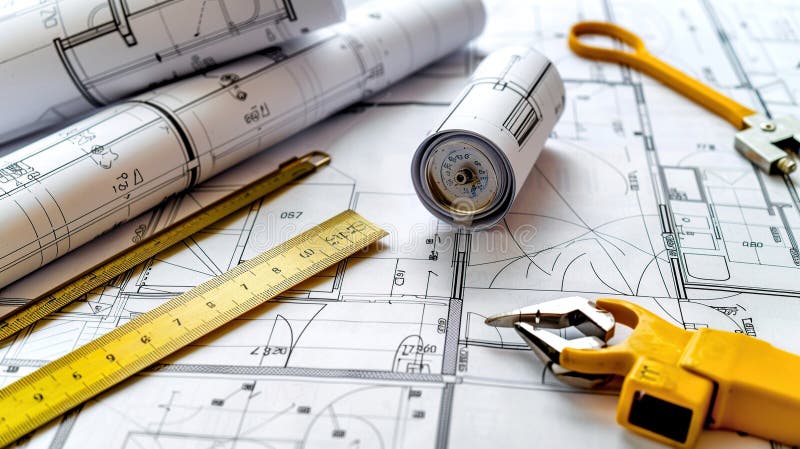 Measuring Tape Ruler House Floorplan Stock Illustrations – 1 Measuring ...