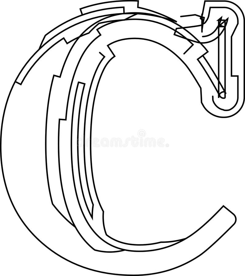 Letter C Technical Logo Stock Illustrations – 106 Letter C Technical ...