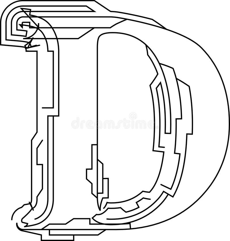 Wireframe Letters Stock Illustrations – 1,139 Wireframe Letters Stock ...