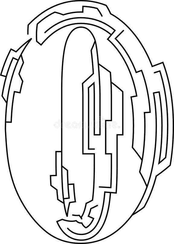 Architectural Project Font, Technical Draw Style Alphabet. Geometrical ...