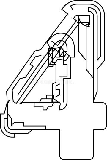 Technical Draw Alphabet Stock Illustrations – 225 Technical Draw ...