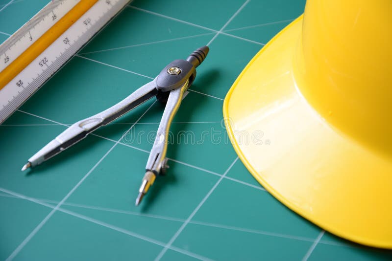 Architectural project stock photo. Image of compass, radius - 38506578