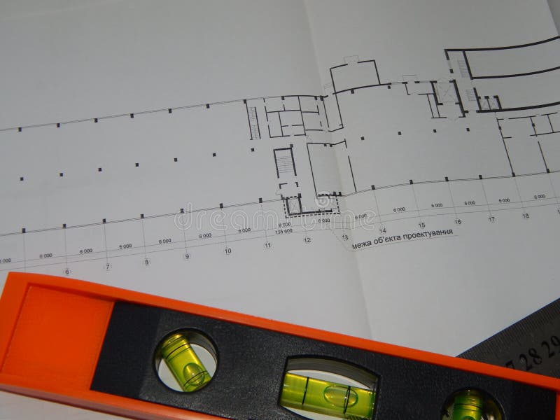 Architectural Projects Architect Work, Design Stock Photo - Image of ...