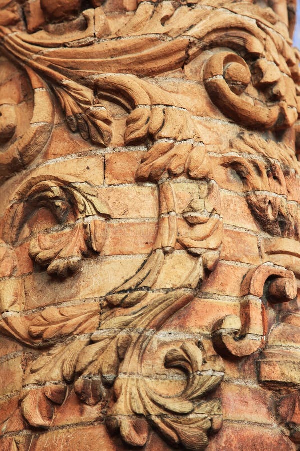 Architectural relief stock photo. Image of relief, brick - 13606390