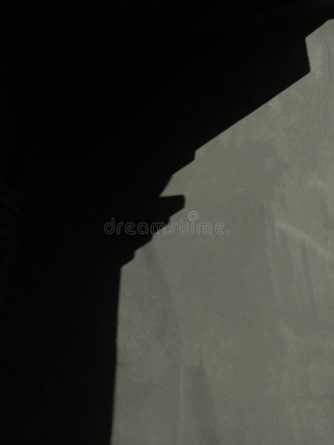 Architectural Shadow Pattern on Rough Wall Textu Stock Image - Image of ...
