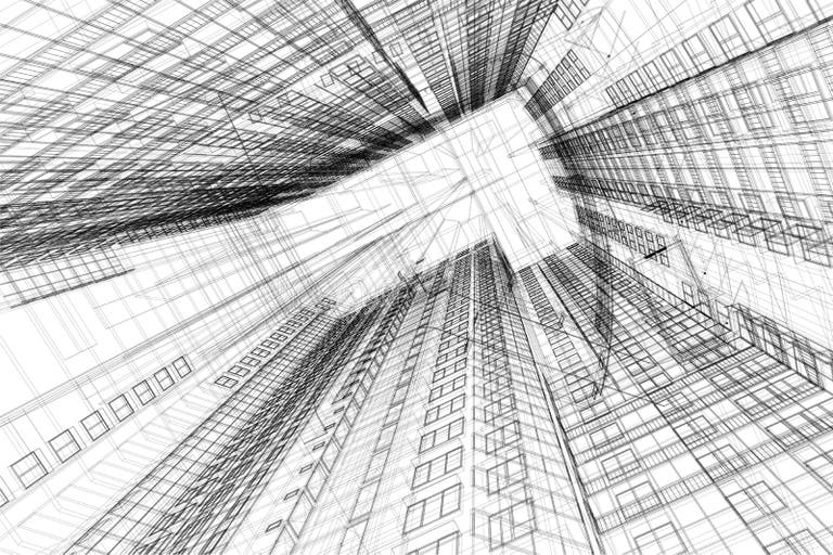 Architectural Sketch Build Stock Illustrations – 7,895 Architectural ...