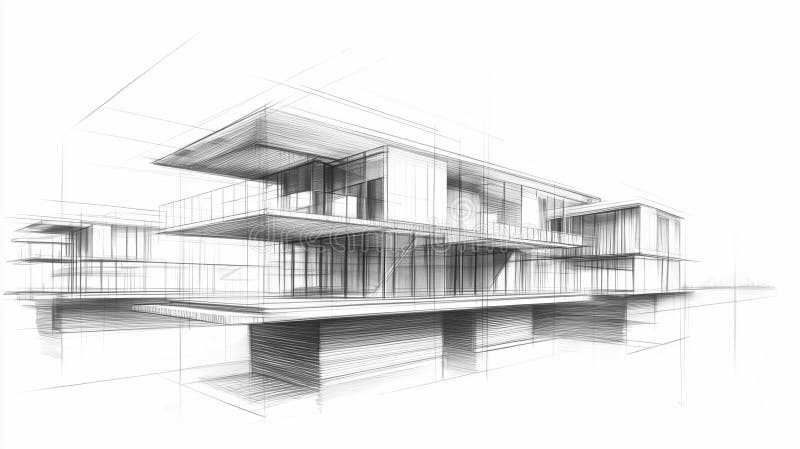 Minimalist Buildings Sketches THE MINIMALIST :: Behance