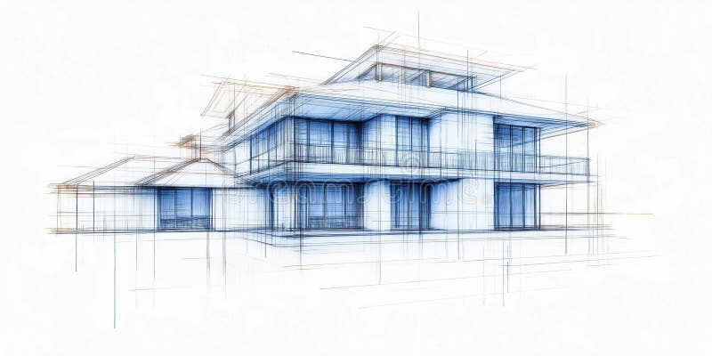 Exterior Architectural Sketches