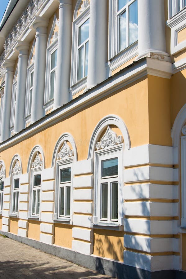 Architectural Structure with Columns. Stock Photo - Image of technology ...