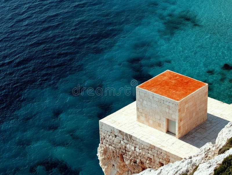 Architectural Structure Featuring a Stone Foundation, Complemented by ...