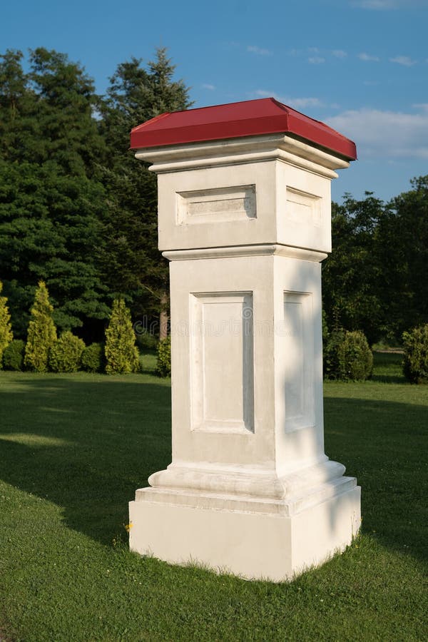Architectural Structure in the Garden in the Form of a Column Stock ...
