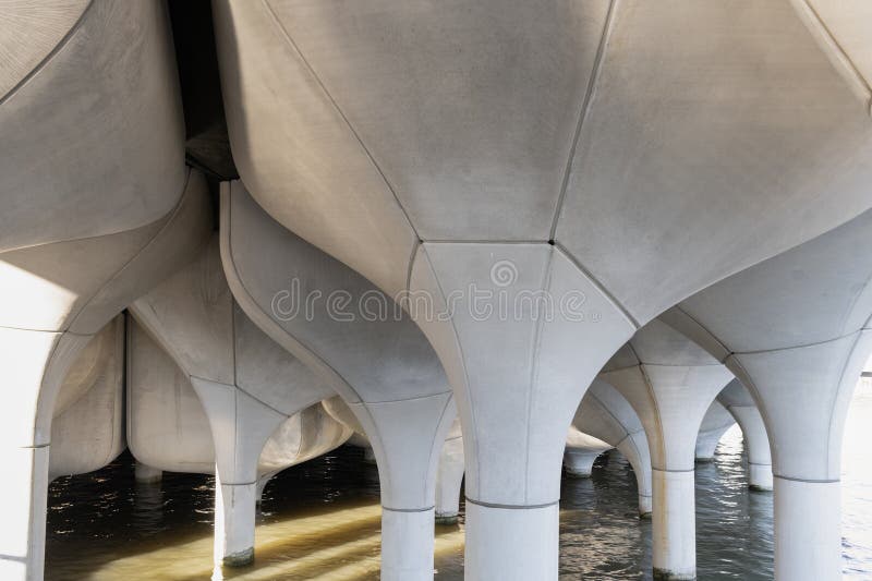 Architectural Structure. Geometric Shapes on Modern City Design ...