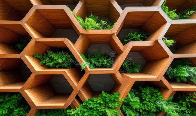 Architectural Structure Inspired by Honeycomb with Natural Materials ...