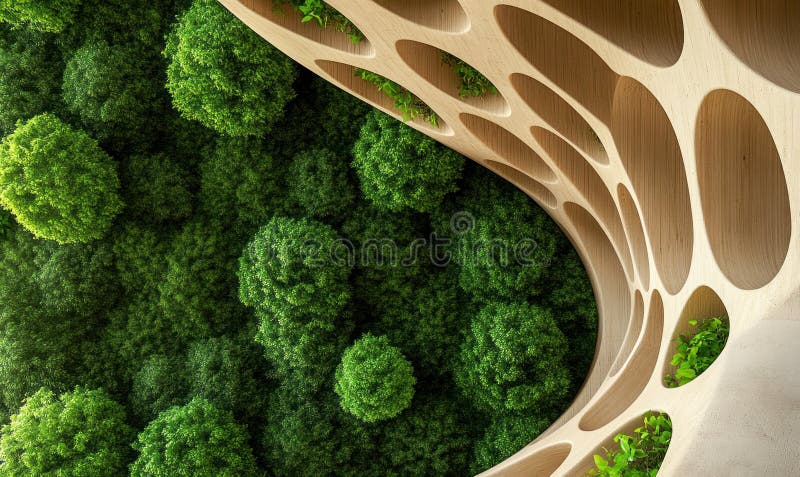 Architectural Structure Inspired by Honeycomb with Natural Materials ...