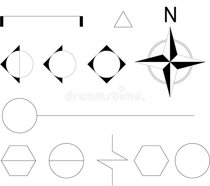Arch Notations Floor Plan Symbols Blueprint Symbols
