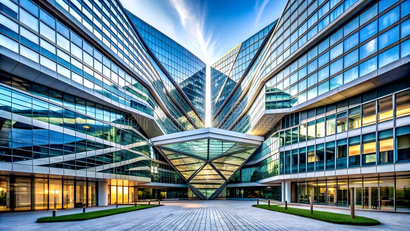 Architectural Symphony: a Modern Building S Geometric Harmony ...