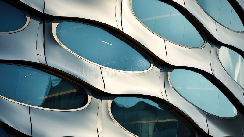 Architectural Texture Background Curves Stock Illustration ...