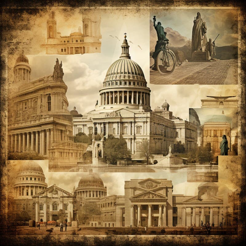 Architectural Time Capsules: Monuments Capturing Historic Eras Stock ...