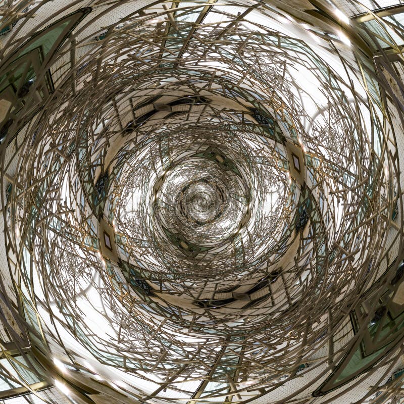 Architectural Tubes Abstract Art Background Stock Illustration ...