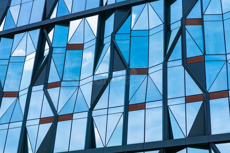 Architectural Urban Backdrop. Abstract Geometric Building. Urban Design ...