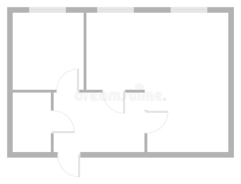 Architectural Vector Floorplan Stock Illustrations – 1,309 ...