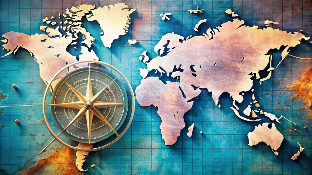 Architectural Visualization a Global Network of Connections Depicted on ...