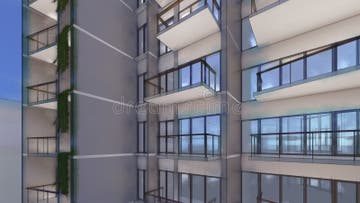 Sketch High Rise Apartment Building Stock Illustrations – 361 Sketch ...