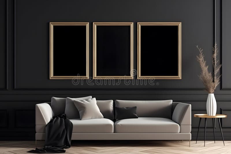 Architectural Visualization of a Modern Living Room. Soft Shadows, Pure ...