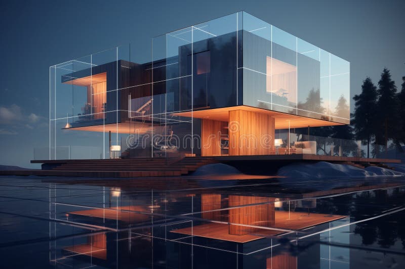 Architectural Visualization and Rendering Stock Illustration ...