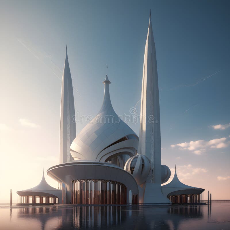 Architectural Wonder, a Mesmerizing 3d Render of a Futuristic Building ...