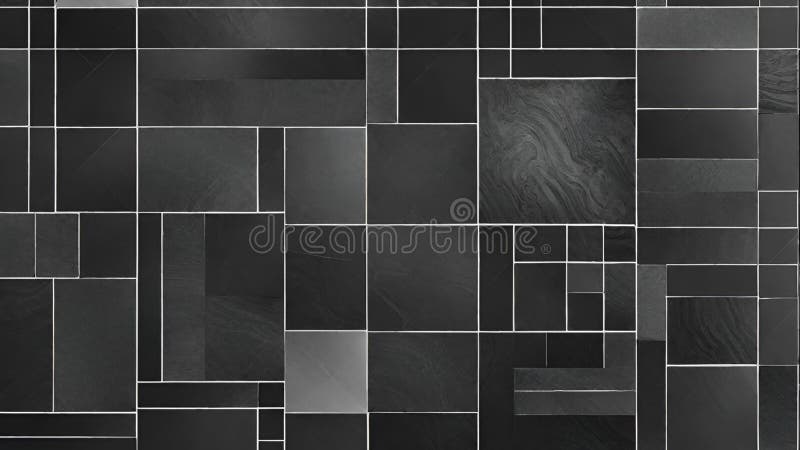 Black Theme One Tile with Beautiful Clear Flat Design with No Shadows ...