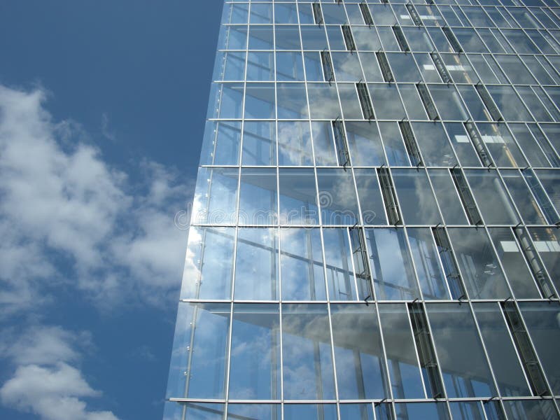 Window Washers Scaffold stock photo. Image of modern, elevation - 2156918