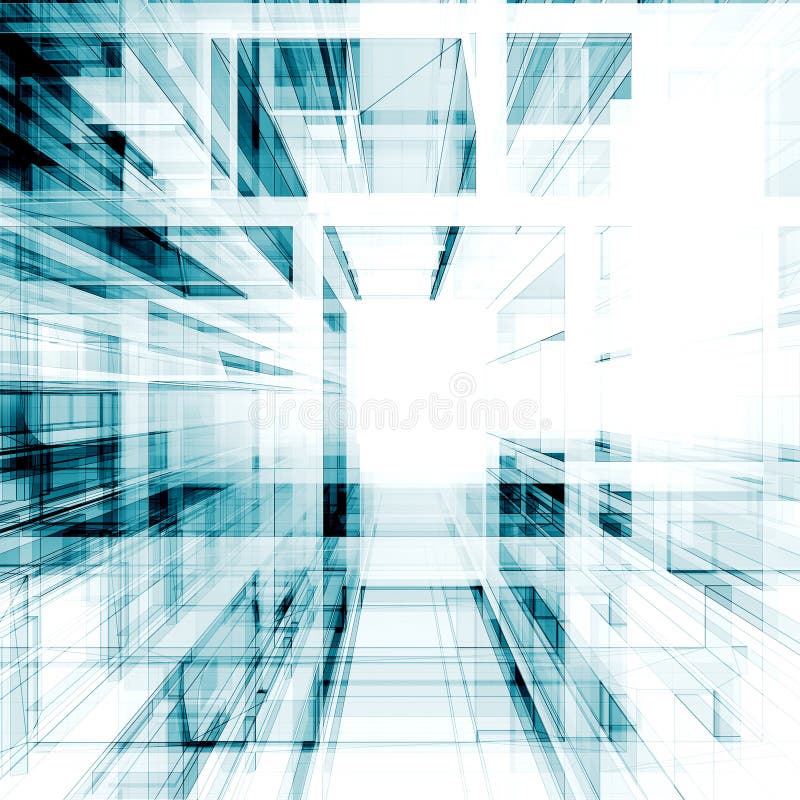 Architecture abstract stock illustration. Illustration of interior ...